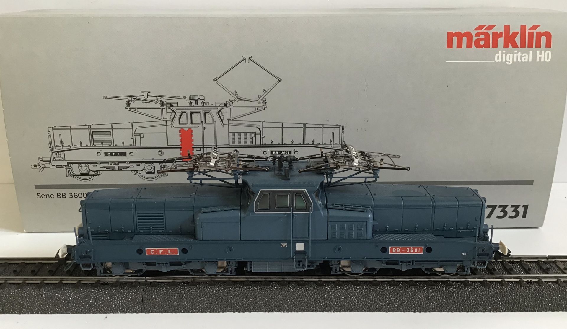 MARKLIN HO 37331 BB 3601 CFL LOCOMOTIVA ELETTRICA DIGITALE CON SCATOLA