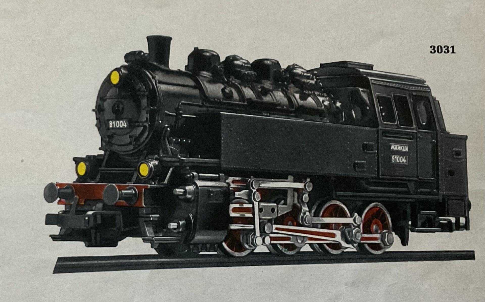 Marklin HO 3031 Locomotiva a vapore senza scatola originale
