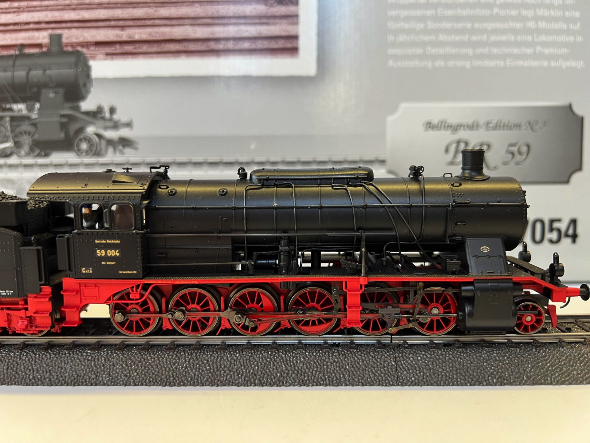 MARKLIN HO 37054 Locomotiva a vapore con tender separato usata